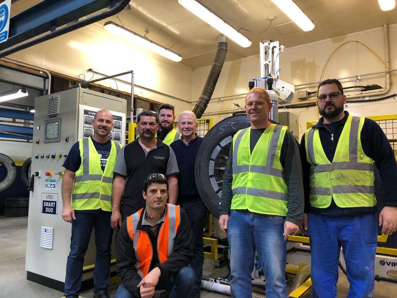 Vipal Installs VR01 Smart DUO Buffer at NZ Retreader