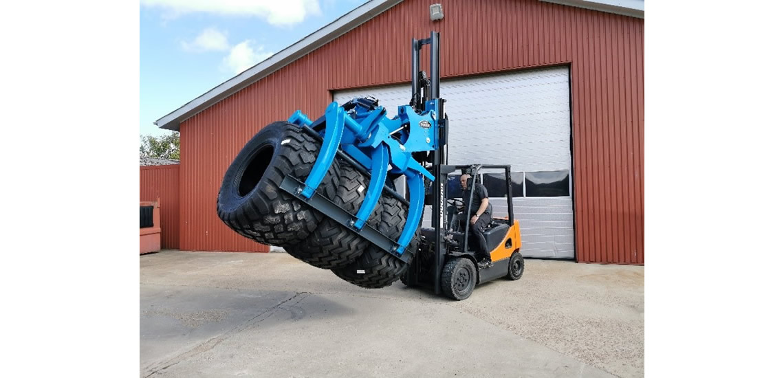 New Easy Stacker 1600 Tyre Handler from Just Easy Tools
